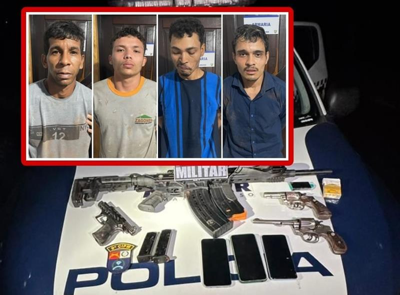 Polícia Militar Liberta Vítima De Sequestro E Prende Quatro Homens Em